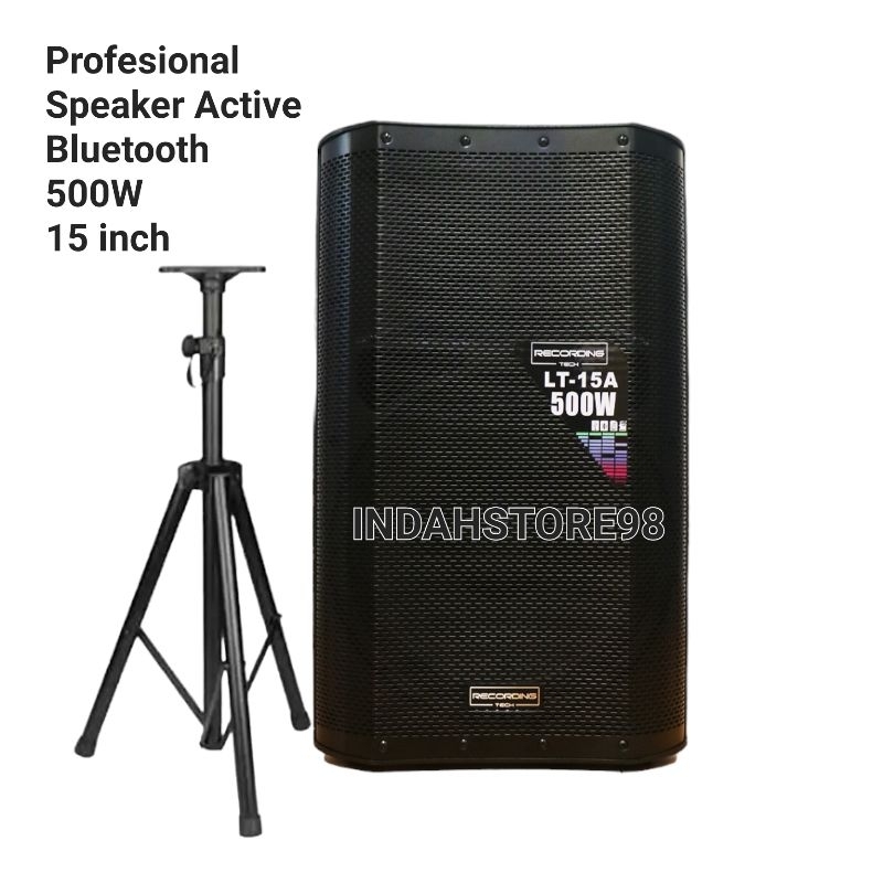 Jual Speaker Aktif 15 Inch Recording Tech LT 15A Bluetooth Profesional ...