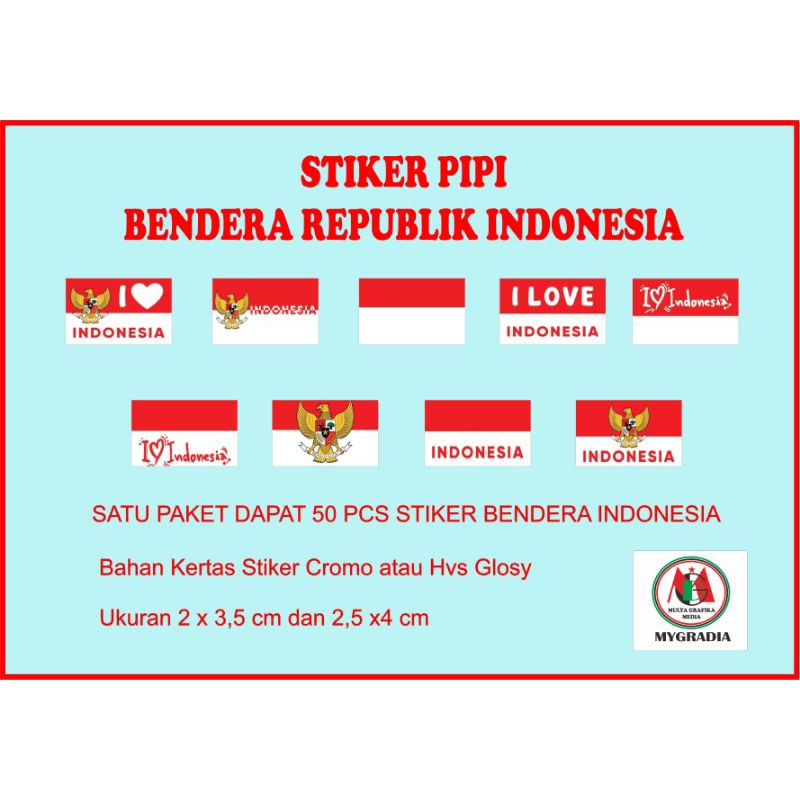 Jual Stiker mini Bendera Republik Indonesia 40 Pcs | Shopee Indonesia