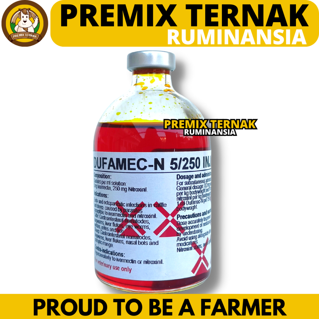 Jual DUFAMEC N 100ML DUTCHFARM - Obat Cacing Hati Ampuh Super untuk ...