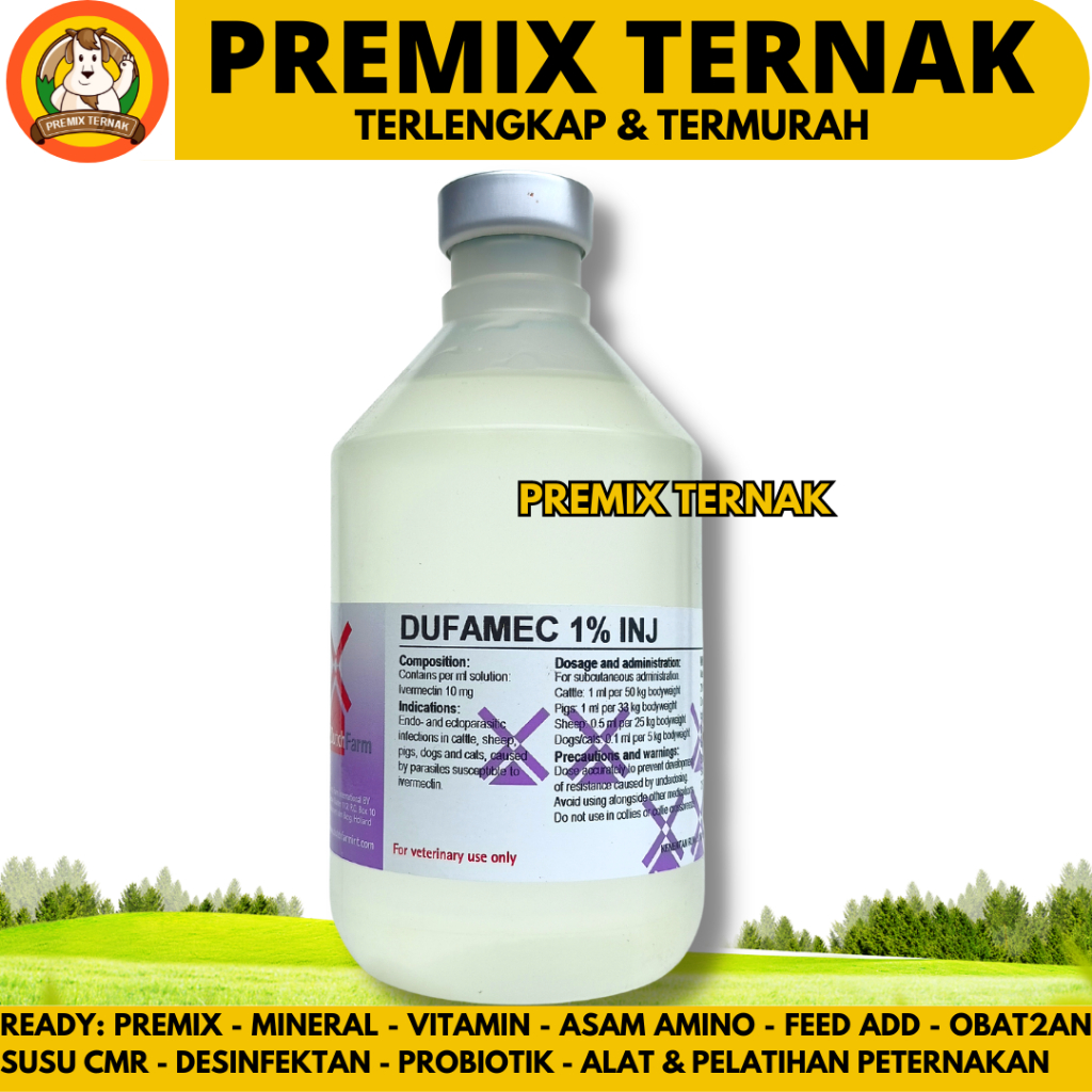 Jual DUFAMEC 1% INJ 500 ML - Obat Cacing Kutu Kudis Scabies Gatal Ampuh ... Jual DUFAMEC 1% INJ 500 ML - Obat Cacing Kutu Kudis Scabies Gatal Ampuh ...