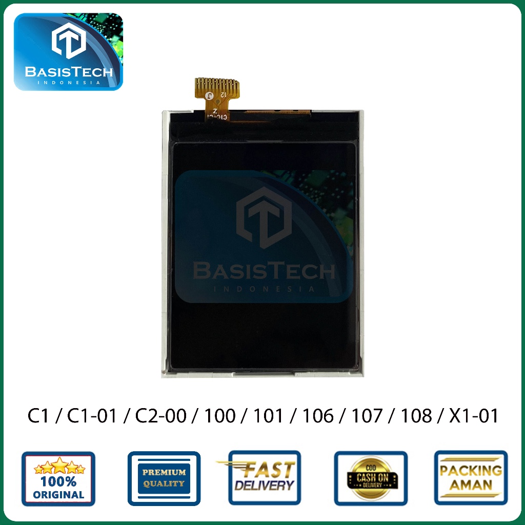 Jual LCD NOKIA C1 C1-01 C2-00 100 101 107 108 106 X1-01 ORIGINAL ...