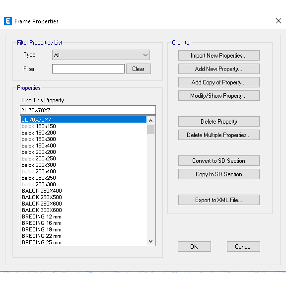 Jual File Edb Etabs Atau Xml Untuk Mempermudah Desain Pekerjaan Struktur Free Update Terus
