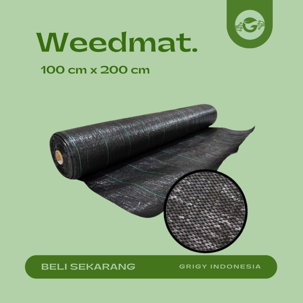 Jual WEEDMAT TERPAL PLASTIK PENUTUP TANAH DAN GULMA UKURAN 100 X 200 | Shopee Indonesia