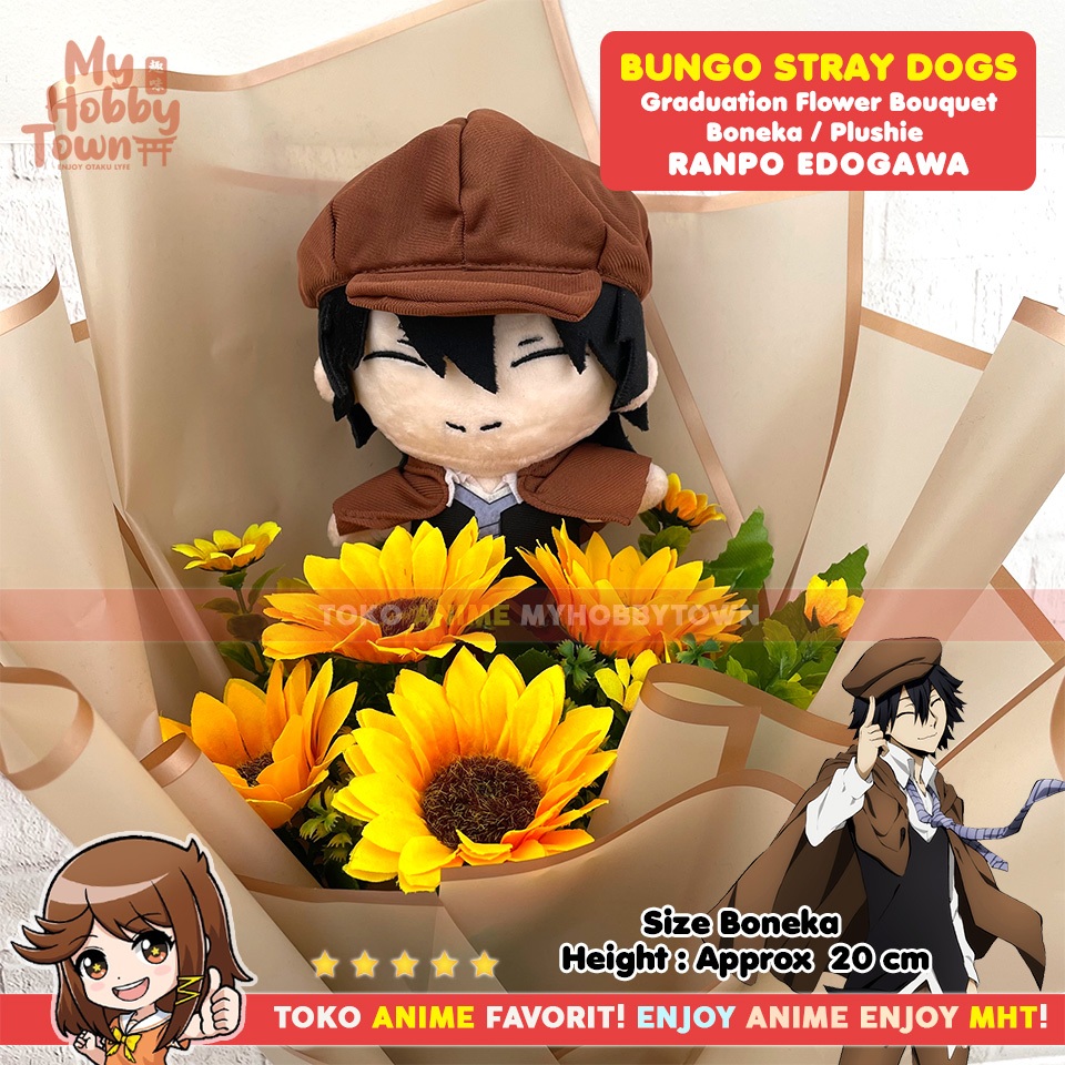 Jual Buket Bunga Wisuda Edogawa Ranpo Graduation Flower Bouquet Anime ...