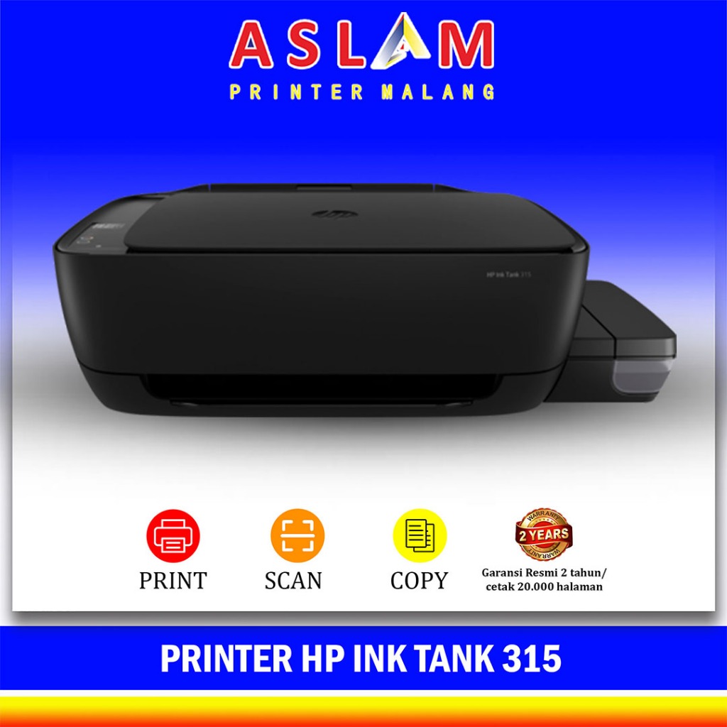 Jual Printer HP 315 Ink Tank Multifungsi Print Scan Copy Printer HP ...