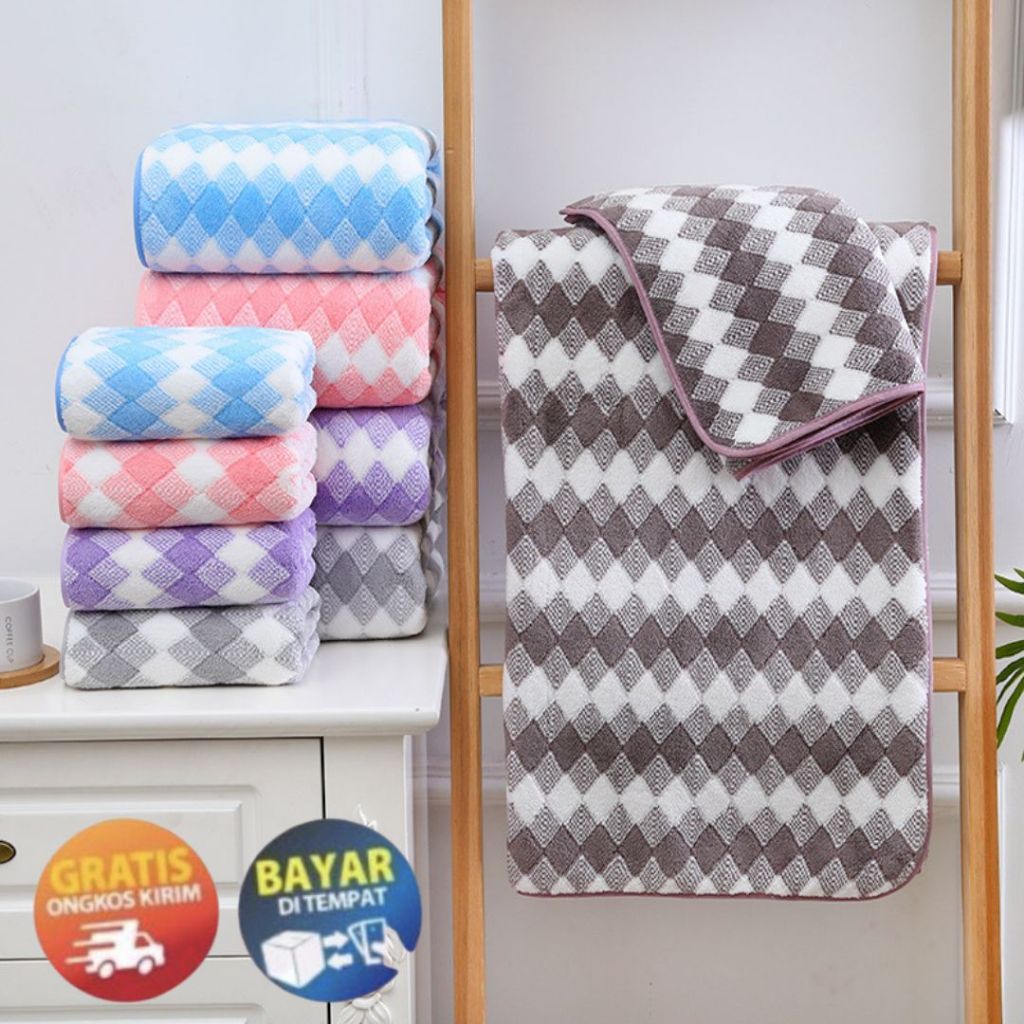 Jual GOKIDO - KP147 HANDUK MANDI DEWASA UKURAN 70 X 140 CM TOWEL HANDUK ...