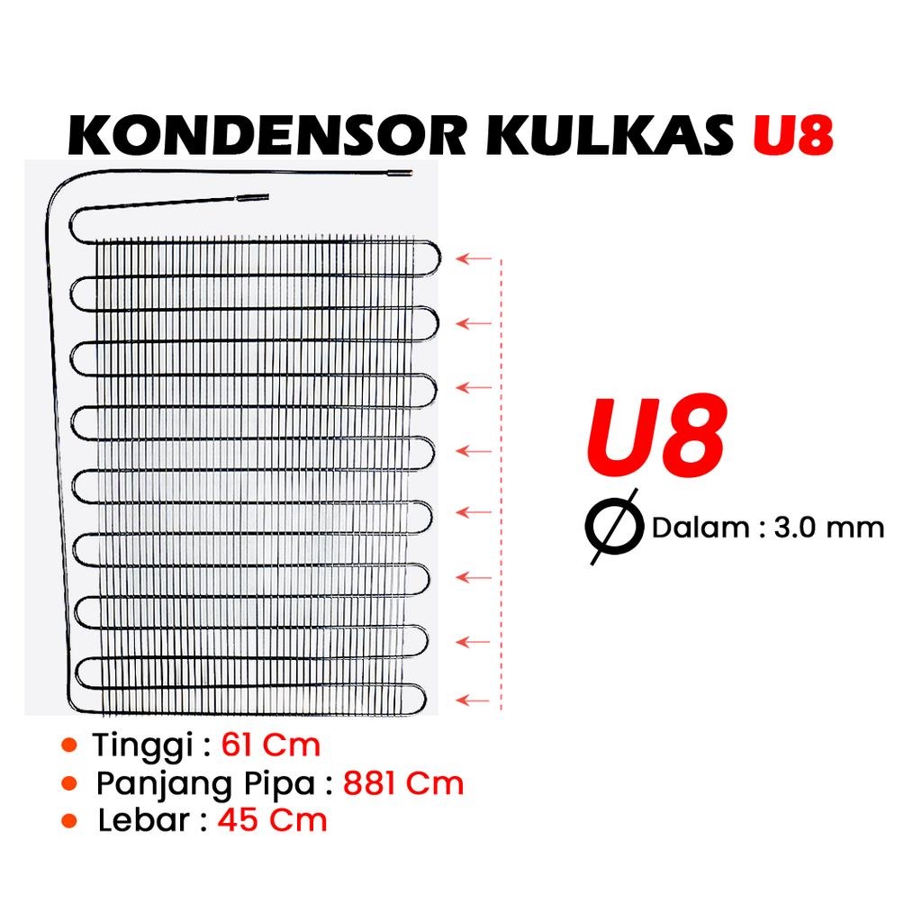 Jual KONDENSOR KULKAS - CONDENSOR KULKAS U8 | Shopee Indonesia