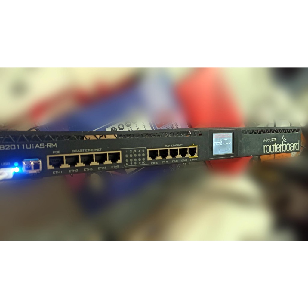 Jual Minus Mikrotik RB2011UAS-RM RB 2011 UAS RM Router Board RB-2011UAS ...
