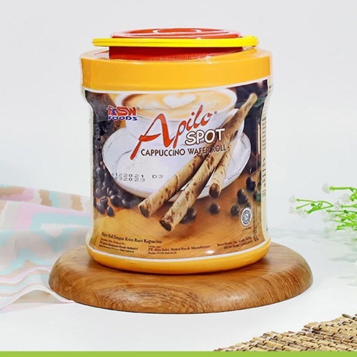 Jual Apilo Wafer 525g Kemasan Toples Snack Astor Chocolate Strawberry ...