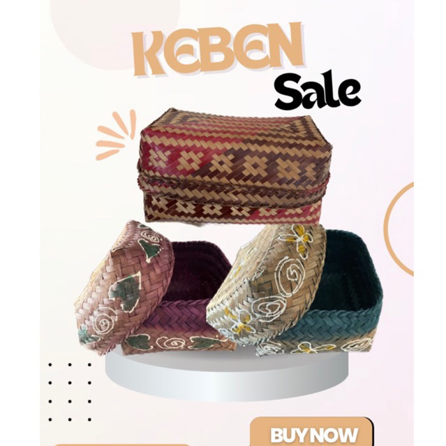 Jual Keben Murah / Keben Bambu Bali / Kotak Hampers Murah / Keben Set ...