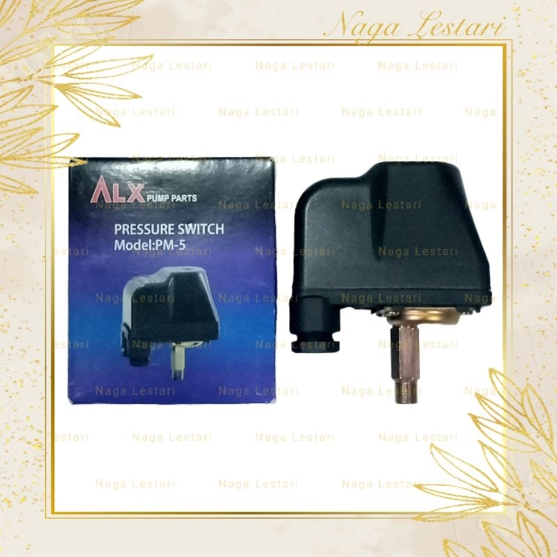 Jual PRESSURE SWITCH PM5 ALX (OTOMATIS POMPA SEMIJET DAN JETPUMP ...