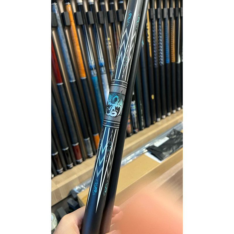 Jual Stick Billiard Knight Cue Mall Carbon Black Technology Pool Cue ...