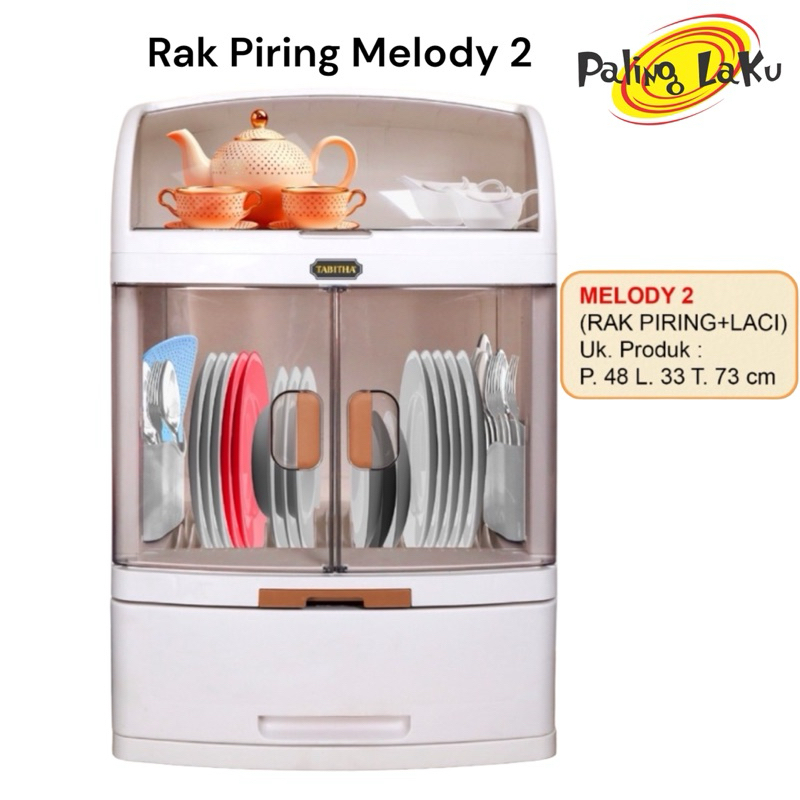 Jual Rak Piring Melody Rak Peniris Piring Jumbo Rak Dapur Estetik ...