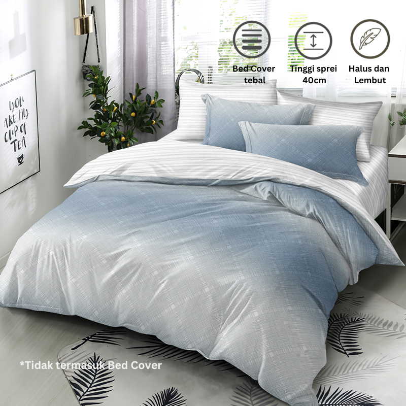 Jual TOMOMI - Bedsheet Set Nanotec Print Motif Sprei Set Only | Shopee ...