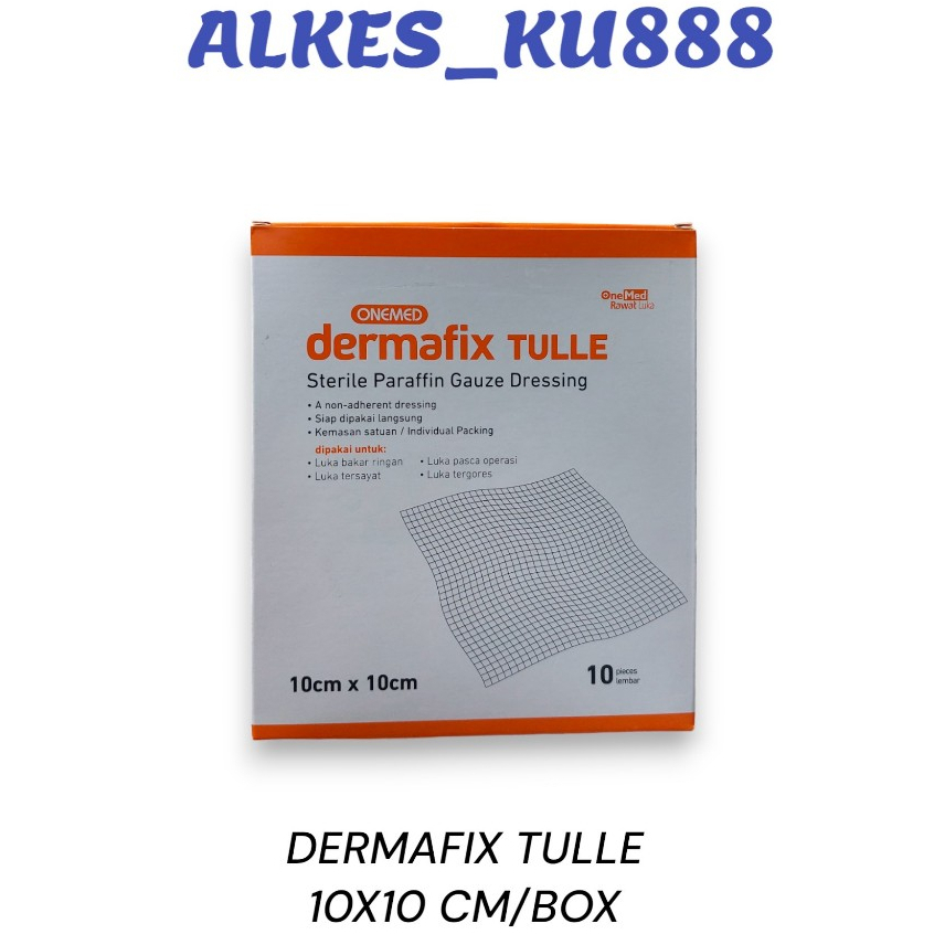 Jual DERMAFIX TULLE 10CM X 10 CM ONEMED 1 BOX | Shopee Indonesia