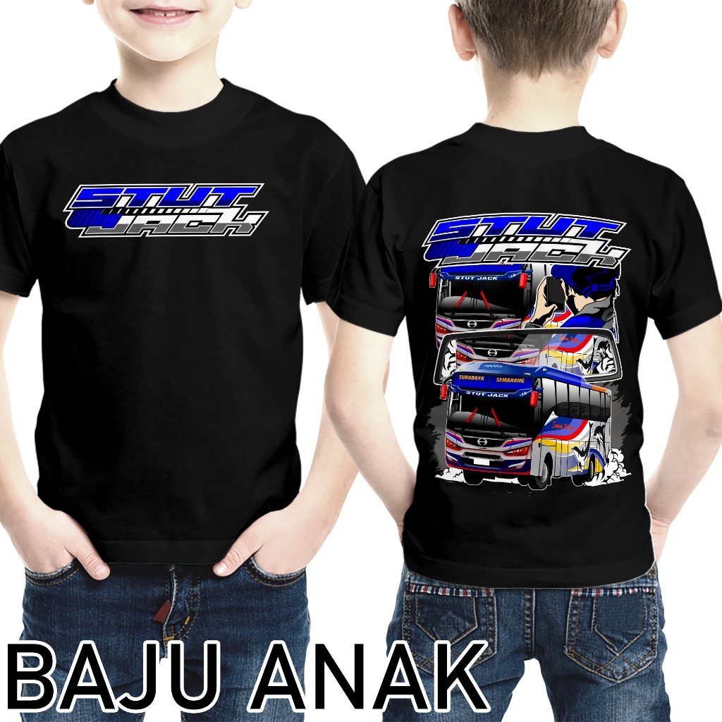 Jual KAOS ANAK BUS MANIA STUT JACK USIA 1-12 TAHUN BAJU ANAK KAOS BUS - KAOS MOBIL BUSMANIA ...