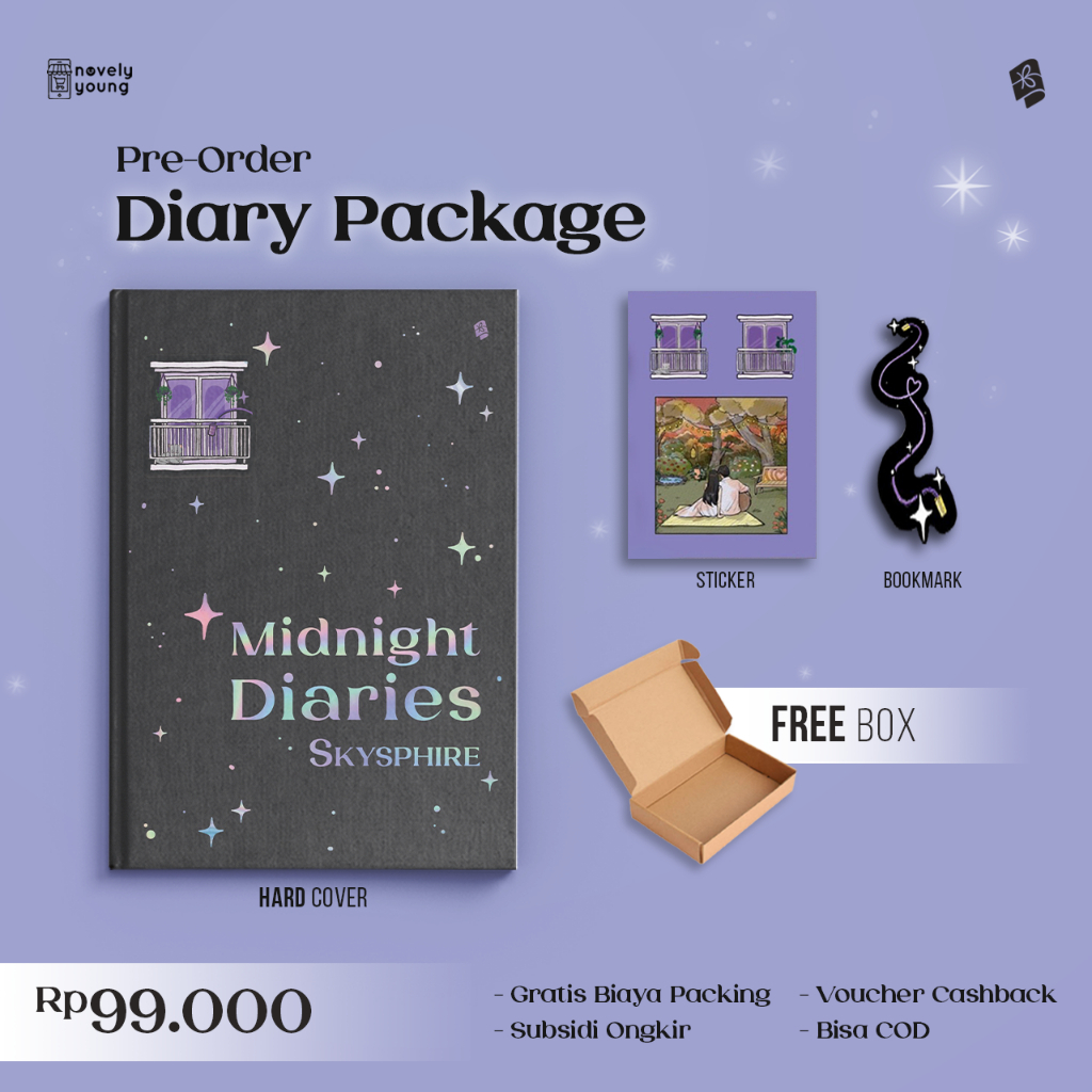 Jual Novel Midnight Diaries by Malioboro Hartigan - Skysphire - Bukune ...