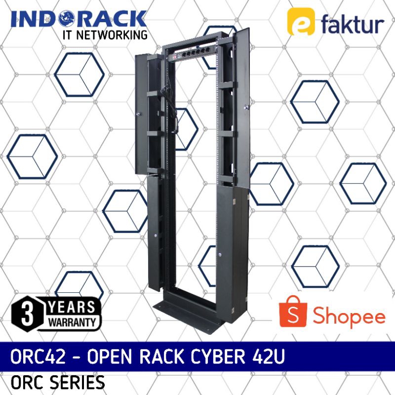 Jual ORC42 Open Rack Cyber INDORACK Rak Server 42U | Shopee Indonesia