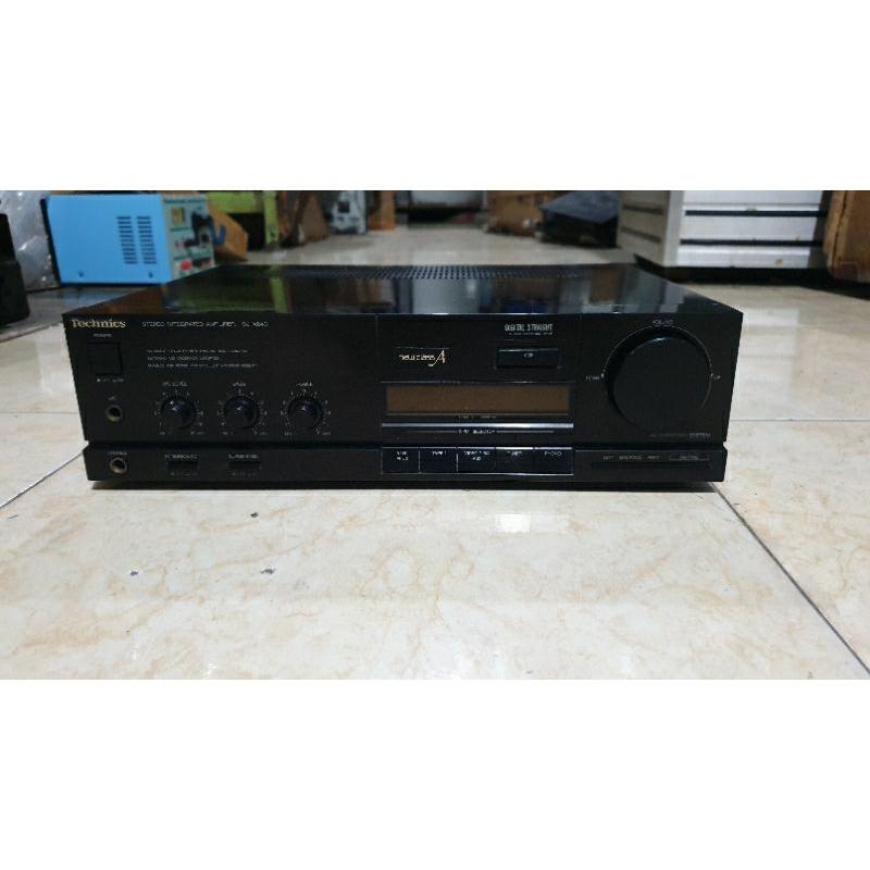 Jual power amplifier technics su x-840 vintage 1988 made in japan stereo intergrated second ...