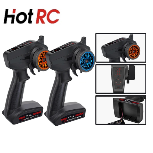 Jual Remote Controller HOTRC CT-4A 4CH 2.4GHz Radio System Transmitter ...