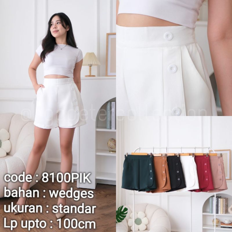 Jual peter celana hotpants bahan wedges belakang karet 8100 LP | Shopee Indonesia