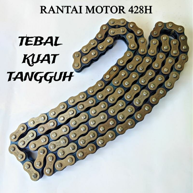 Jual RANTAI RANTE MOTOR 428H UNIVERSAL BERKUALITAS 104L 106L 108L 110L ...