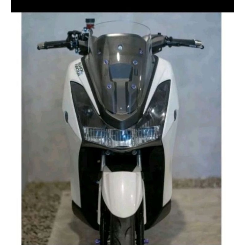 Jual WINDSHIELD LEXI STANDAR VISOR LEXI 125 MODEL STANDAR TEBAL 4 MILI ...