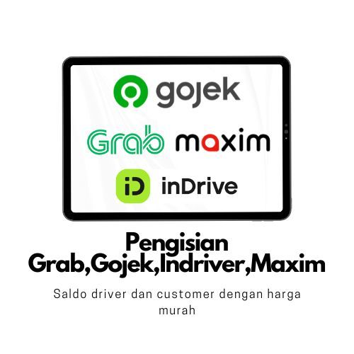 Jual Pengisian Grab Maxim Indriver Gojek | Shopee Indonesia