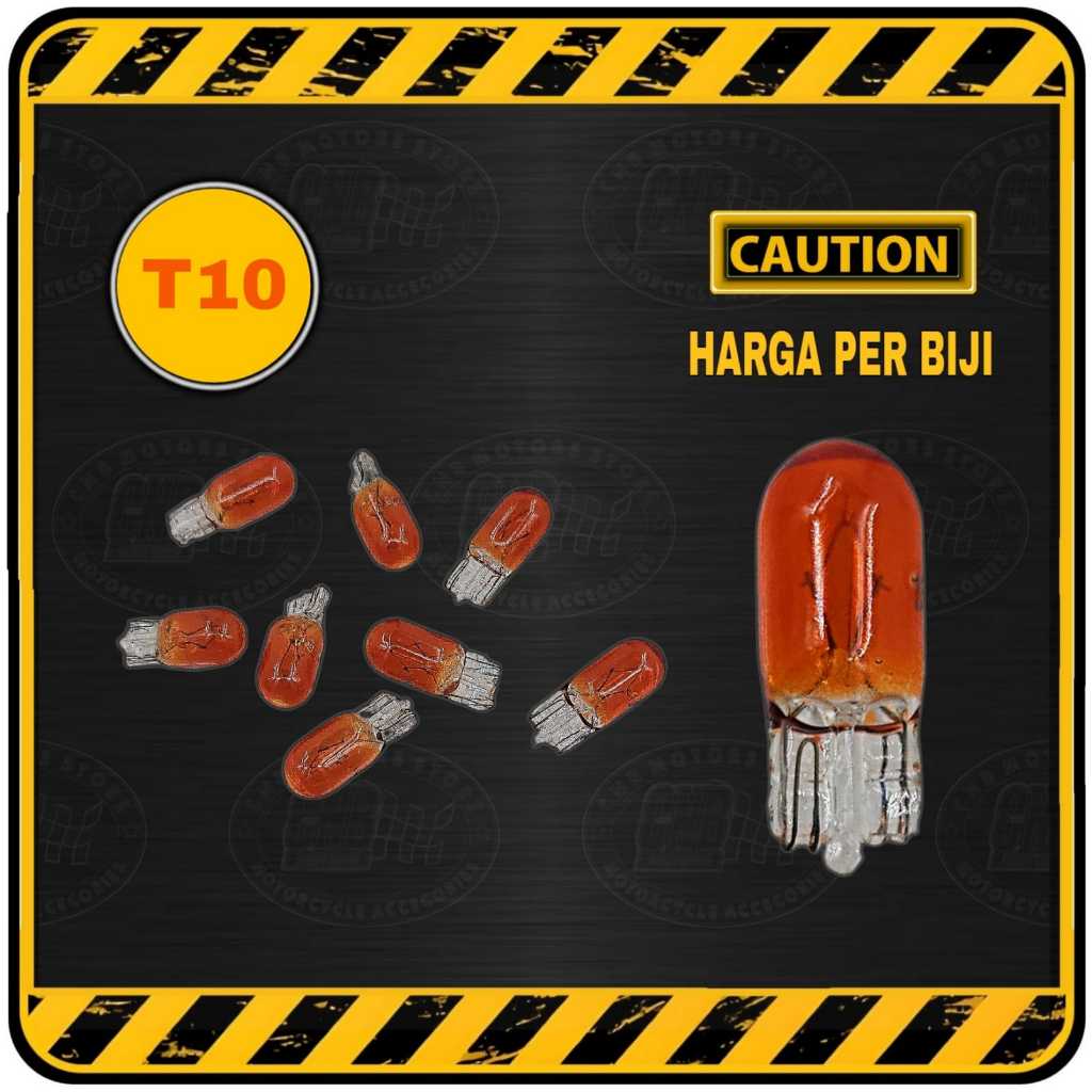 Jual Dop / Bohlam Orange Lampu Spido / Spidometer / Kota / Senja ( T10 ...