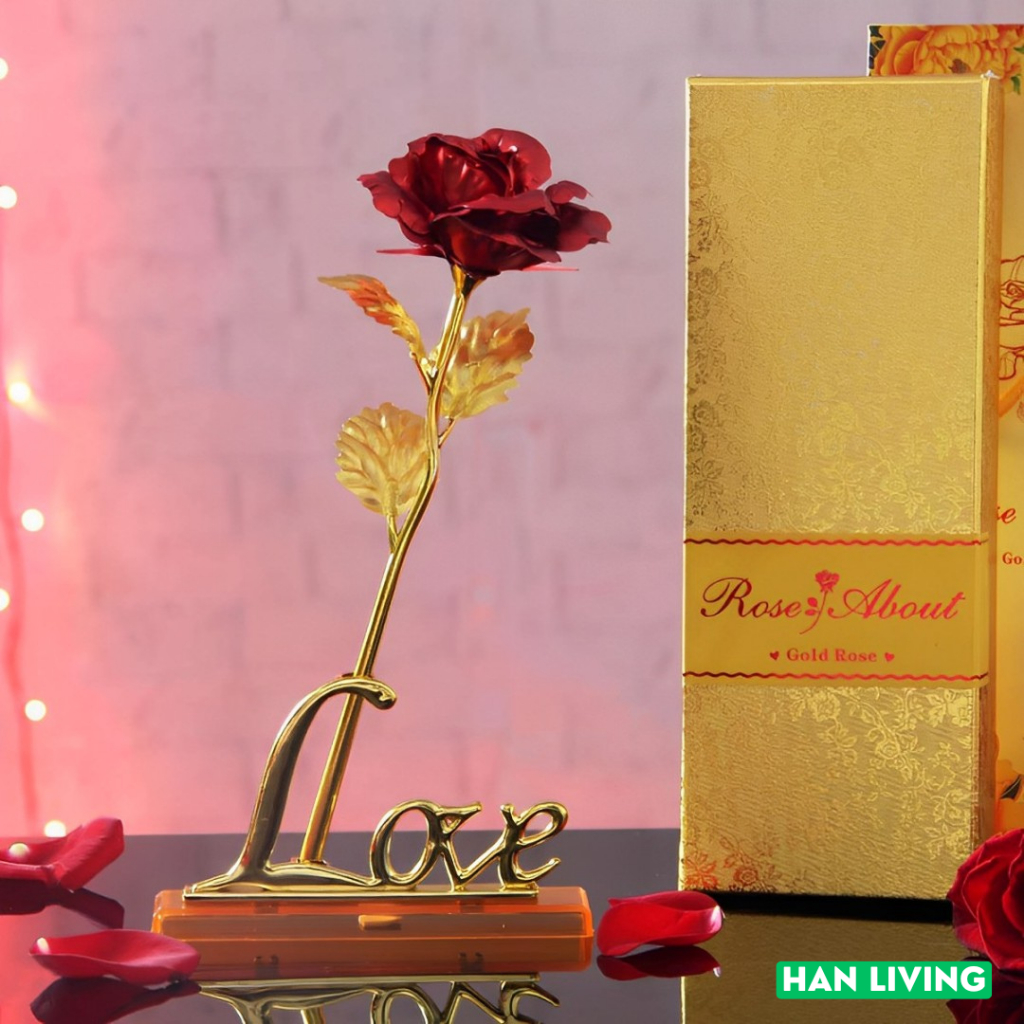 Jual HANLIVING Gift Box Mawar Foil Bunga Mawar Dekorasi Kado Wisuda ...
