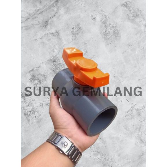 Jual Stop kran pvc 1 inch AW | Shopee Indonesia