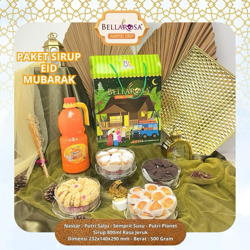 Jual [1500gr] S045 | Kue Kering Bellarosa Paket Sirup Edisi Mubarak ...