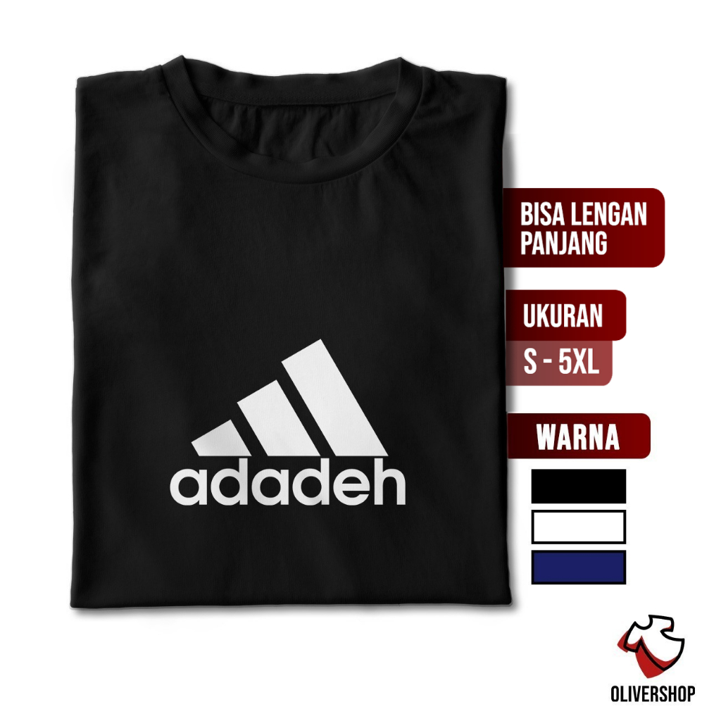 Jual Baju Kaos Plesetan ADADEH - parodi merek brand logo kata kata ...