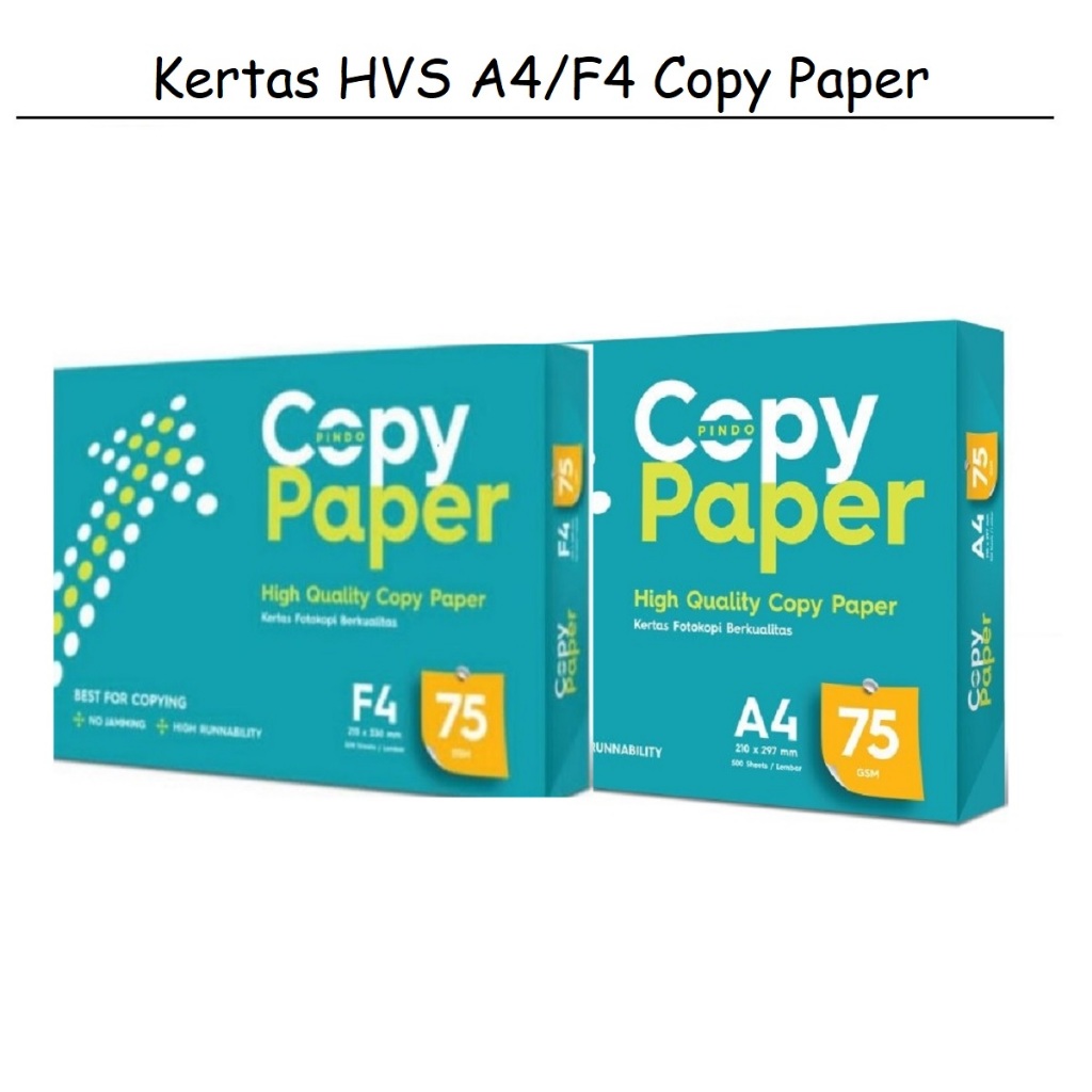Jual Kertas HVS A4 , F4 75Gram / Kertas PAPERONE / Kertas Fotocopy / Print Paper PP Lite ...