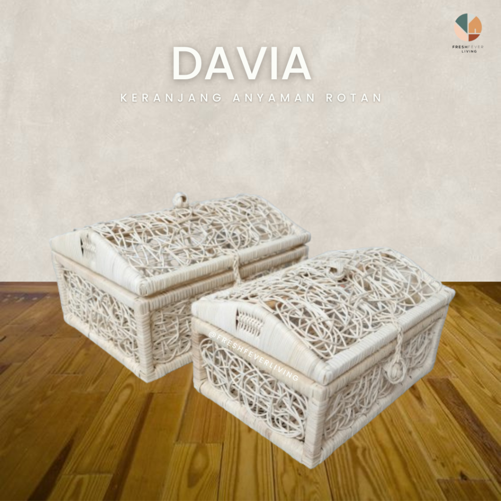 Jual Davia Keranjang rotan - keranjang hampers - keranjang anyaman ...