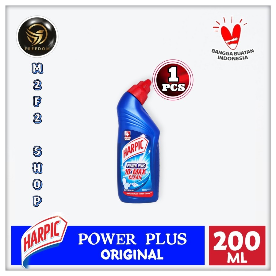 Jual Harpic Power Plus 10X Max Clean Original | Pembersih Toilet Botol - 200 ml (Kemasan Satuan ...