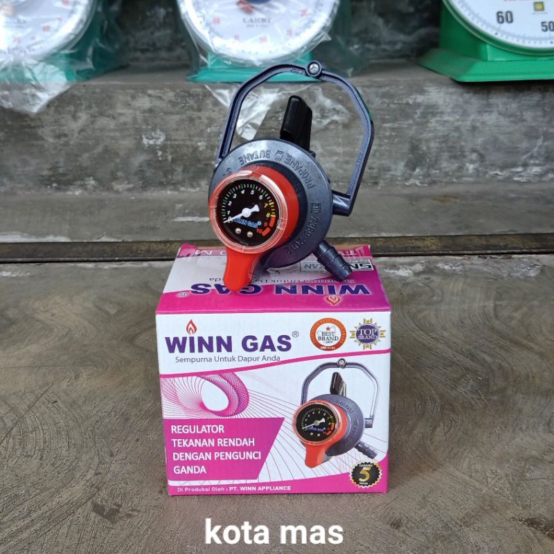 Jual Regulator Kunci Ganda Anti Bocor Winn Gas W900M Low Pressure Gas ...