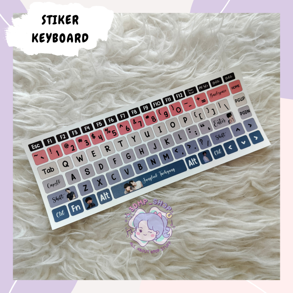 Jual STIKER KEYBOARD CUSTOM KPOP BLACKPINK STRAY KIDS NCT 127 NARUTO ...