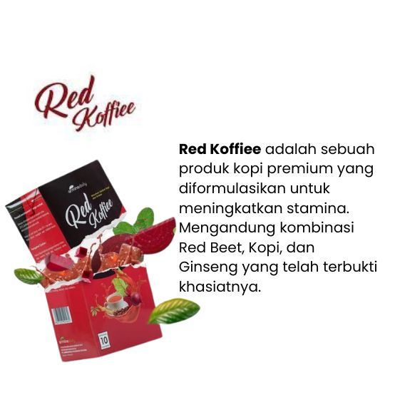 Jual Kopi Merah Original red Koffie Arminadaily 1 box isi 10 sachet ...