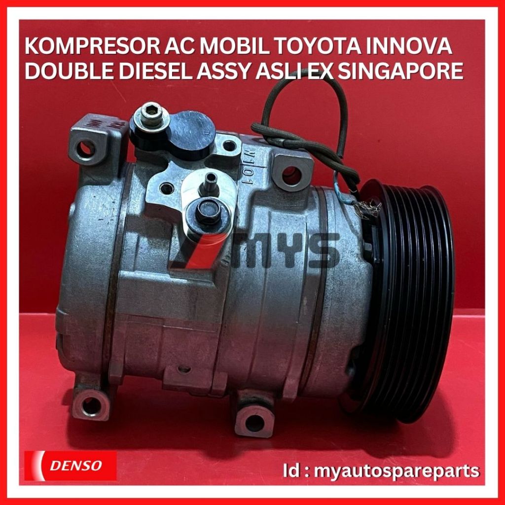 Jual KOMPRESOR AC Mobil TOYOTA Innova Double Diesel Copotan COMPRESSOR ...