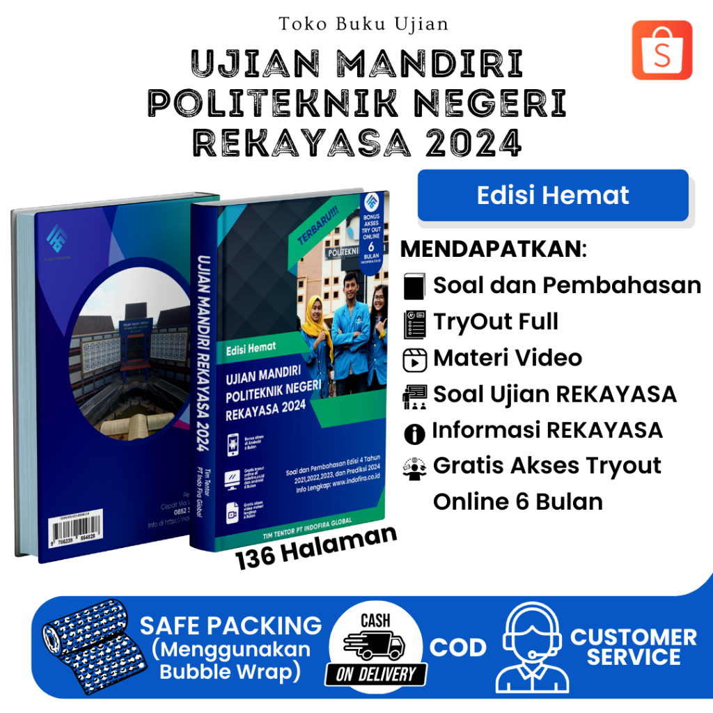 Jual Buku Terbaru UJIAN MANDIRI POLITEKNIK NEGERI REKAYASA 2024 (Edisi ...
