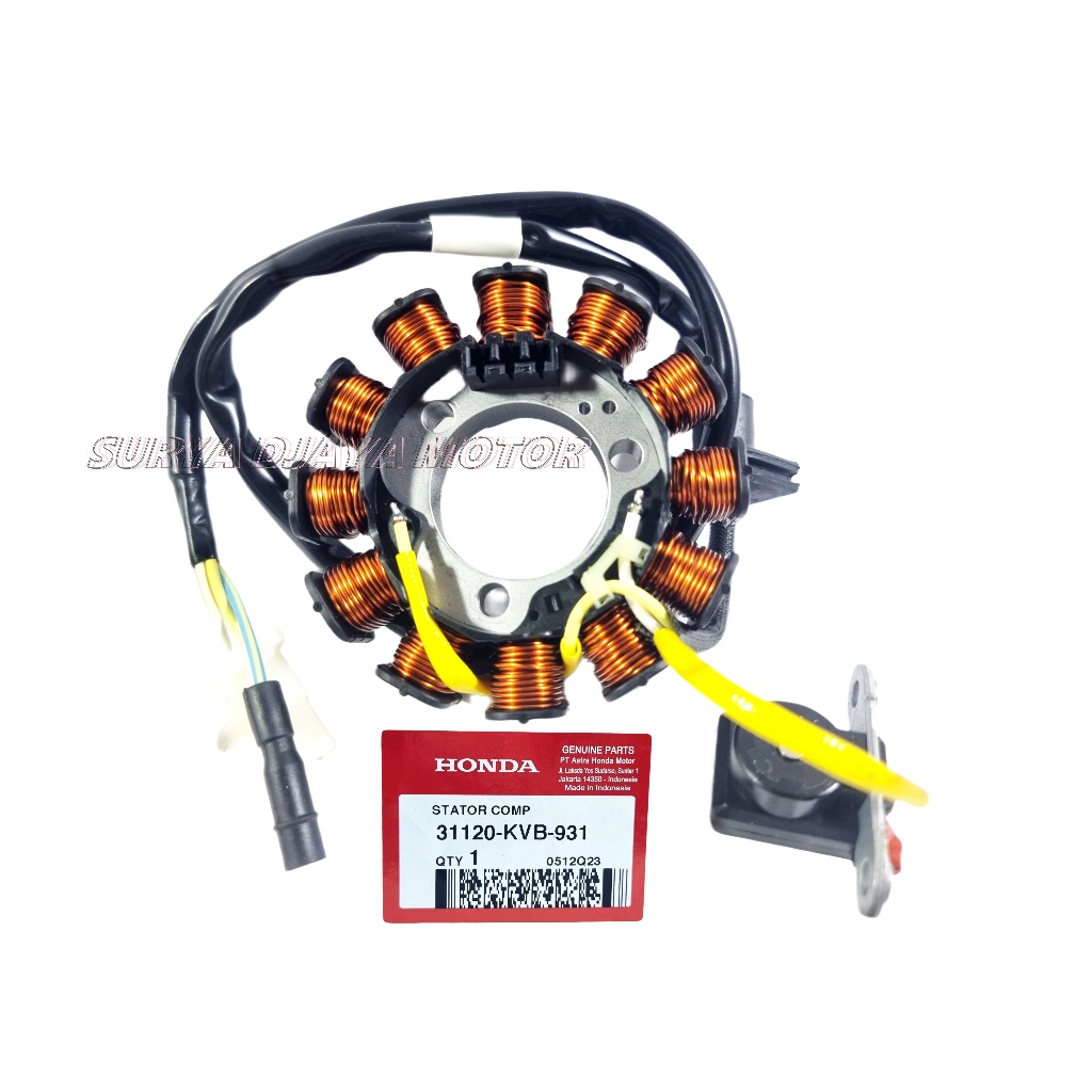 Jual 31120 KVB 931 spol spull vario lama stator comp vario lama ...