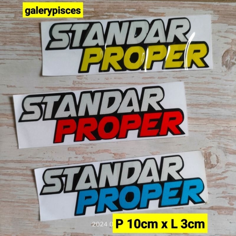 Jual stiker cutting motor standar proper | Shopee Indonesia