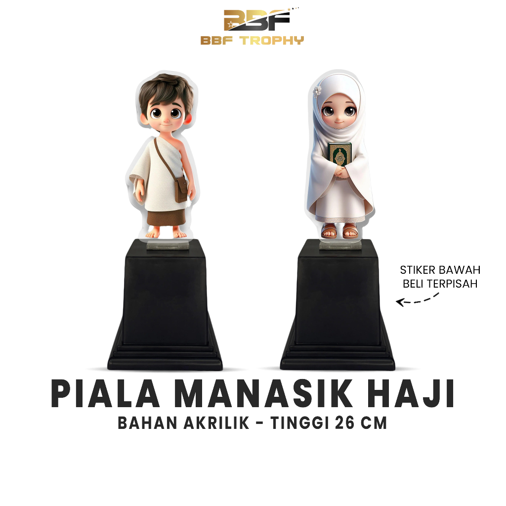 Jual Piala Plakat Manasik Haji Bahan Akrilik Vandel Wisuda Pesantren ...