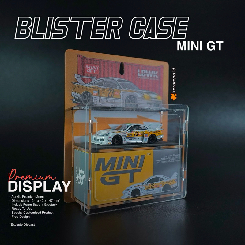 Jual Display Box Akrilik MINI GT Diecast Premium Custom | Shopee Indonesia
