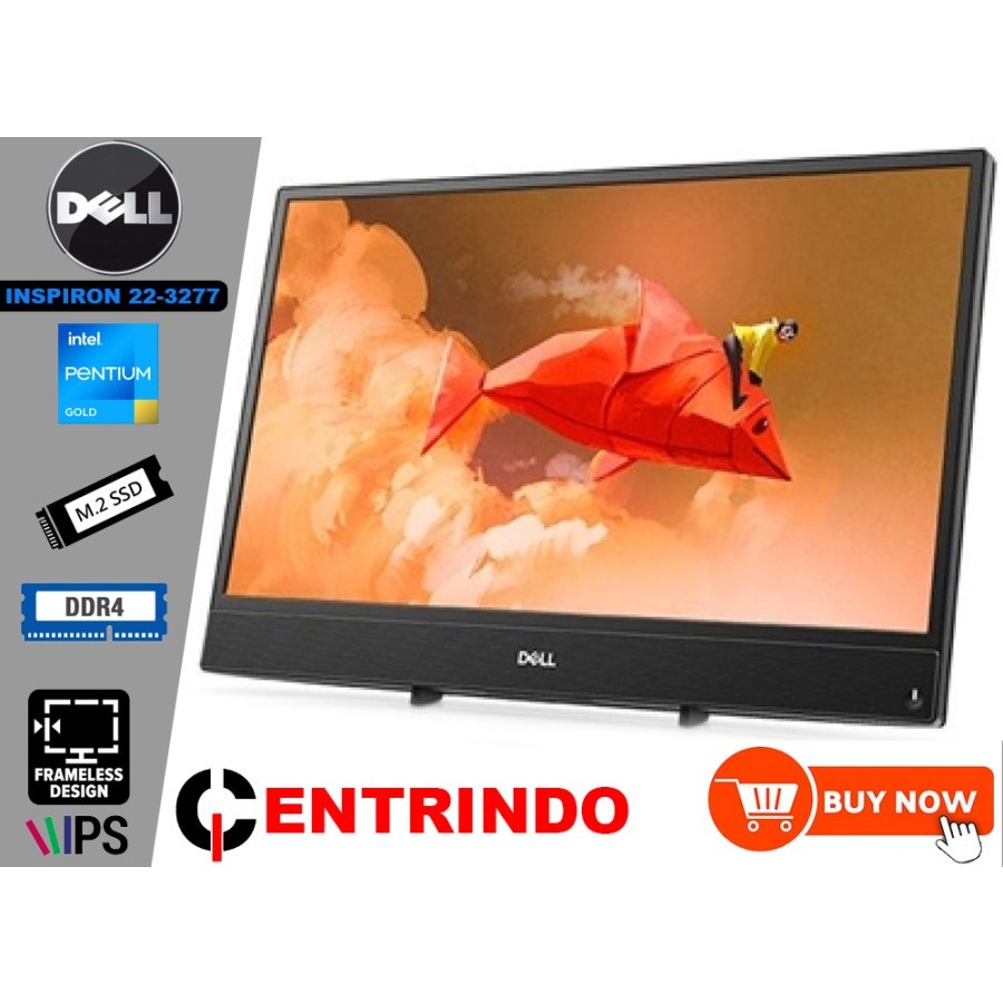 Jual PC AIO Dell Inspiron 3277 Core i5-7200 | 4GB/SSD 256 | 22 ...