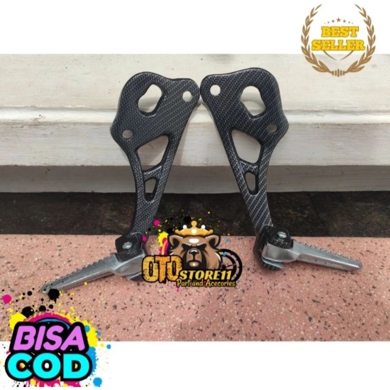 Jual POSTEP FOOTSTEP BELAKANG NINJA R NON JOMBLO KARBON WTP STEP NINJA ...