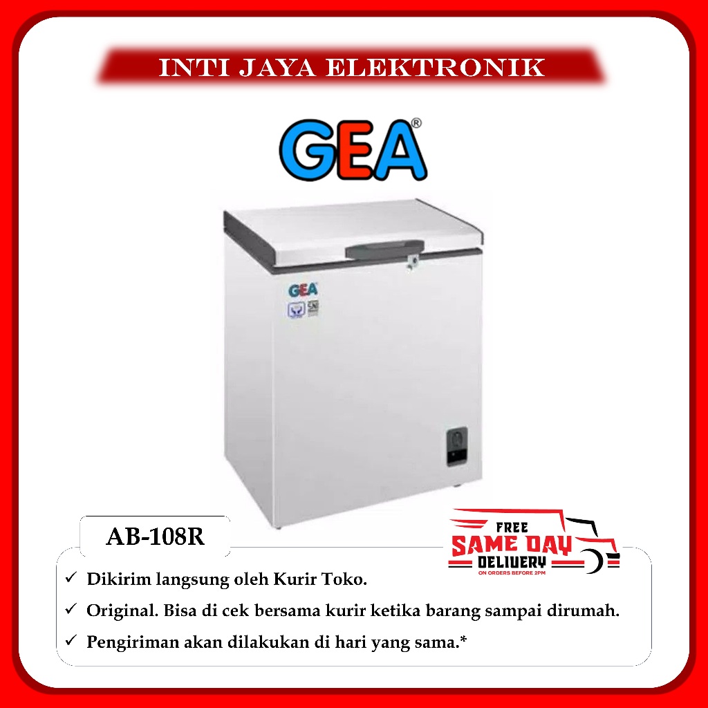 Jual FREEZER GEA BOX 100 LITER AB-108R GEA BOX AB108R AB 108R 108 R ...