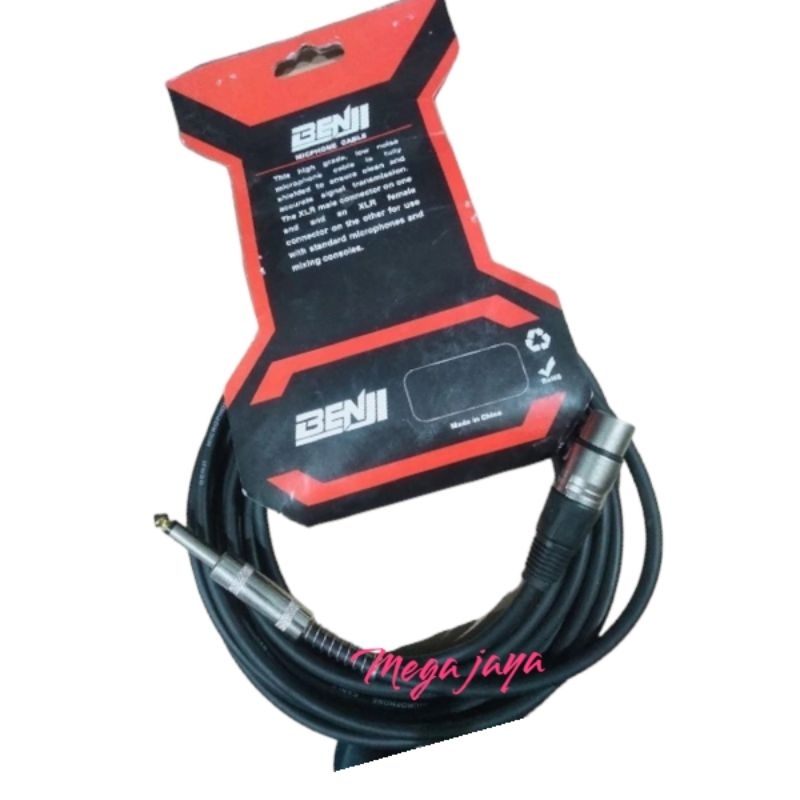 Jual Kabel mik mic 10 meter benji | Shopee Indonesia