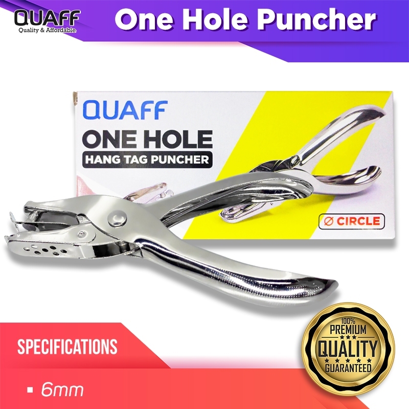 Jual Hang Tag Satu Lubang Puncher 3mm / 6mm Tiket Puncher Circle Metal ...